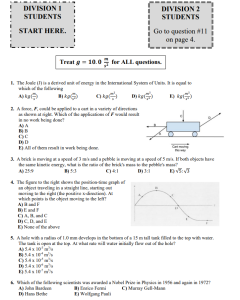 2021年Physics Bowl真题及答案 - Physics Bowl官网