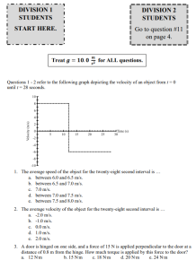 2024年Physics Bowl真题及答案 - Physics Bowl官网